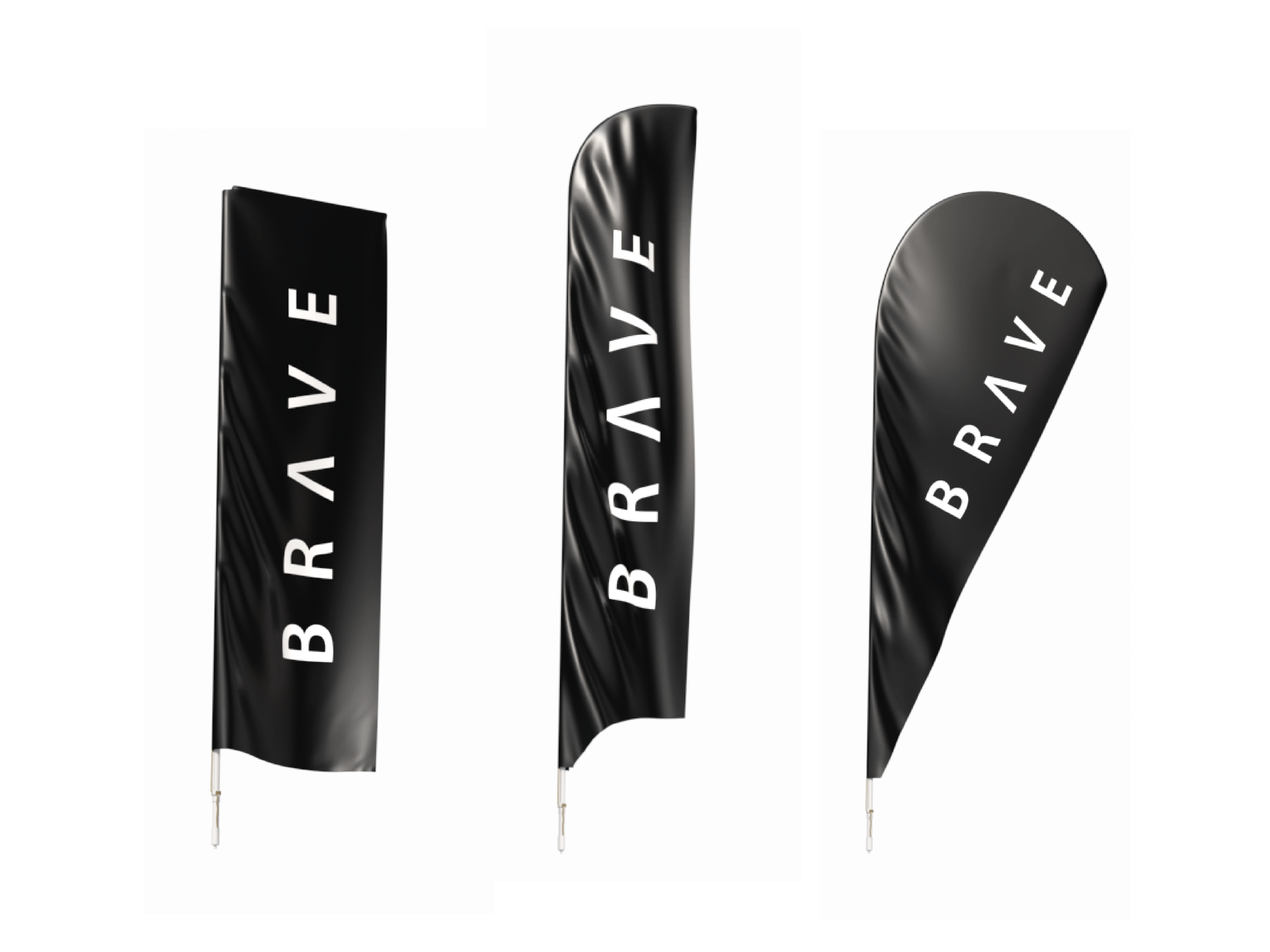 Beachflaggor – Brave Nordic Webshop